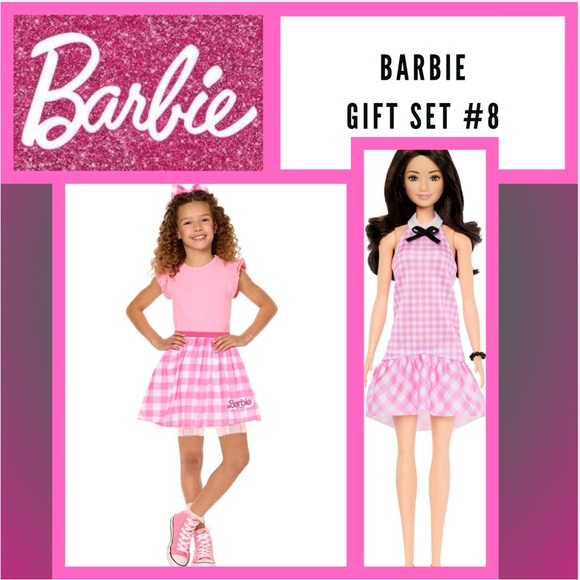 Barbie | Dresses | New Kid Pack 2 Items Barbie Gingham Costume | Poshmark
